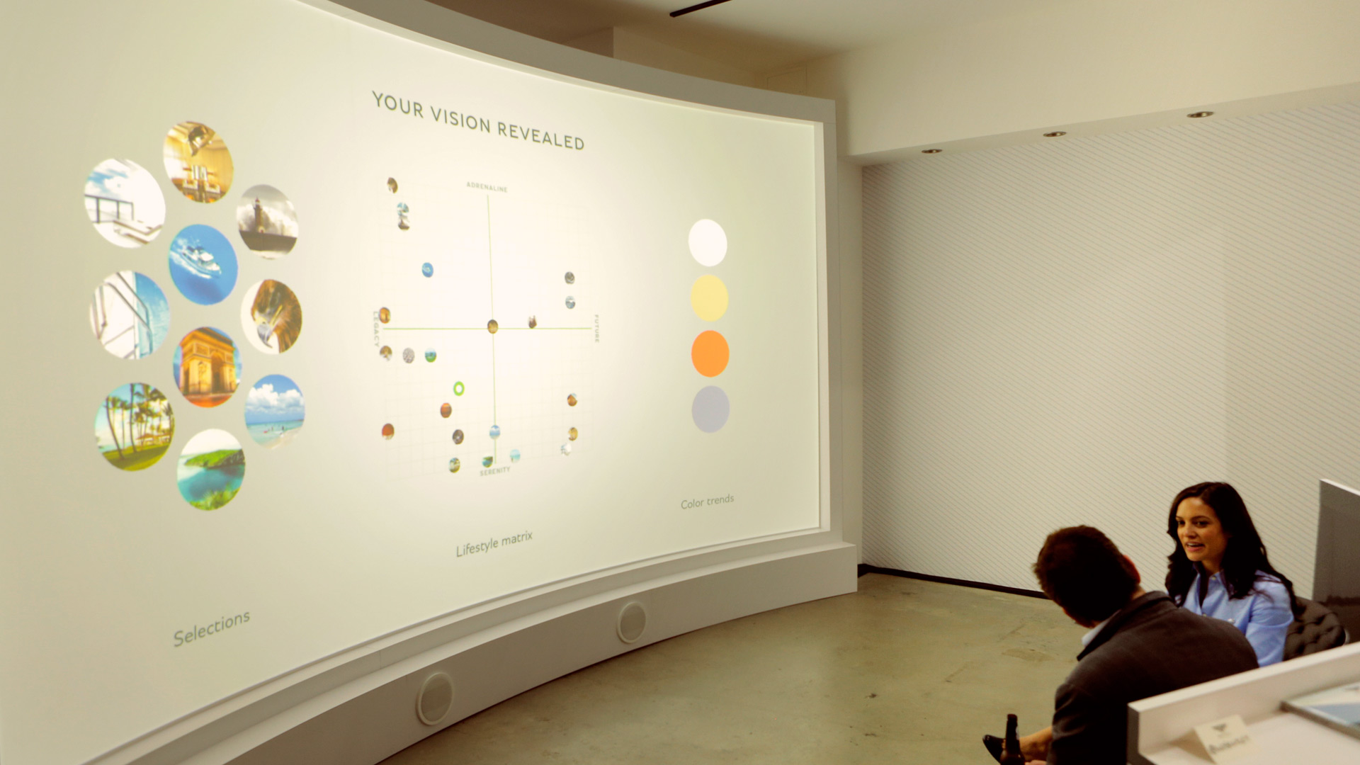 Data Visualization Installations by Red Paper Heart